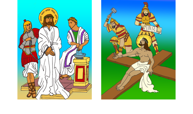 Stations of the Cross Art Shown in Holy Week Procession | St. Peter ...