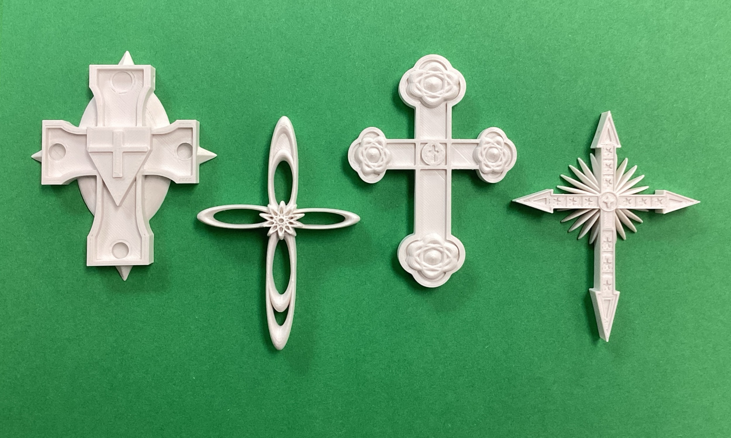 3D Prints of Cross Designs from 7G | St. Peter Catholic School